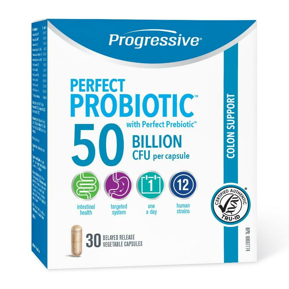 Progressive - Perfect Probiotic | Colon Health - 30 Caps