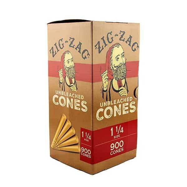 Zig Zag 84mm Pre-Rolled Cones (White & Brown)