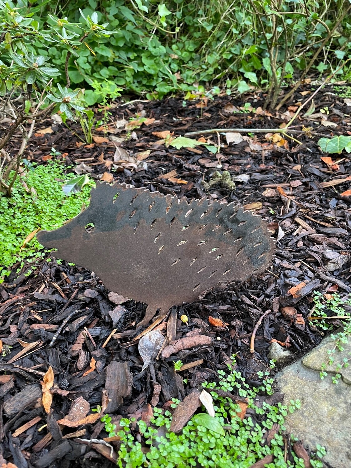 Decorative Steel Hedgehog 24x17 Cm