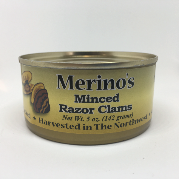Merino's Canned Minced Razor Clams