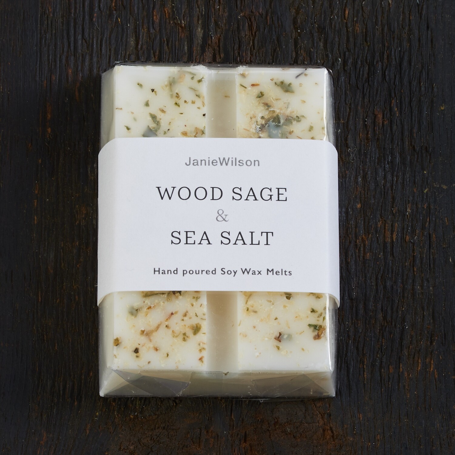 Wood Sage and Sea Salt Wax Melt (block of six)