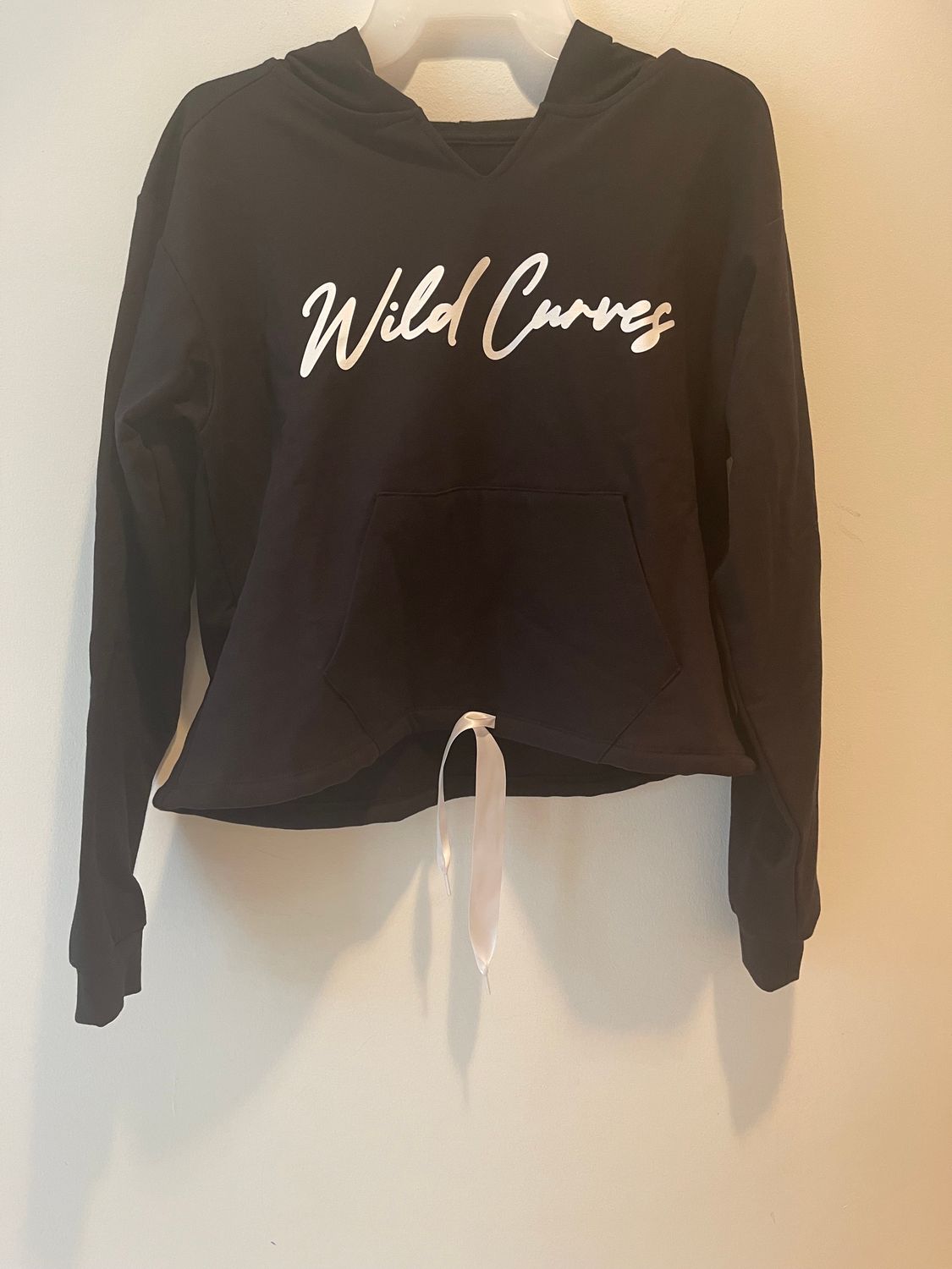 Wild Curves: Yin Yang Ribbon Tied Hoodie - Wild Curves