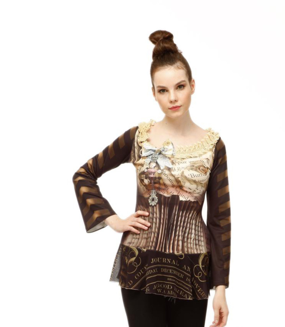 IPNG: Champagne Truffles Corset Illusion Tunic - Wild Curves