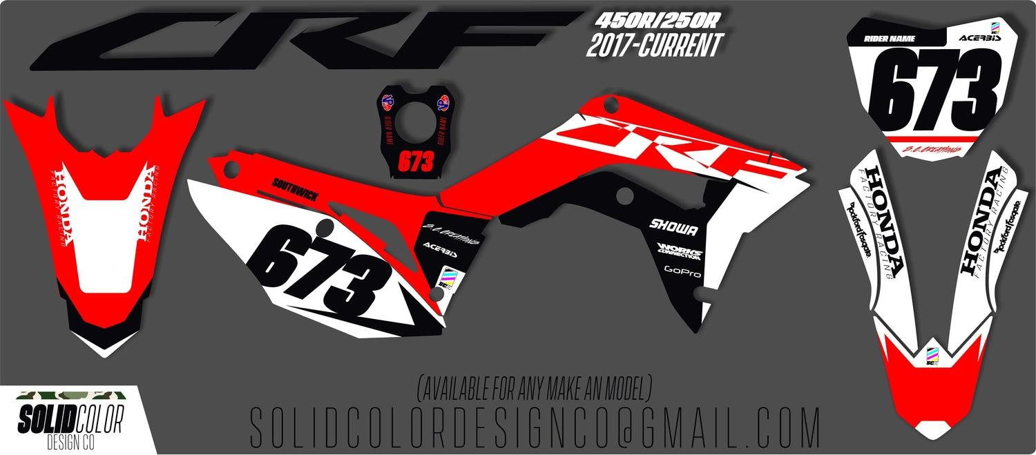 2019 Honda CRF 450/250 "OG" Series Graphics Kit