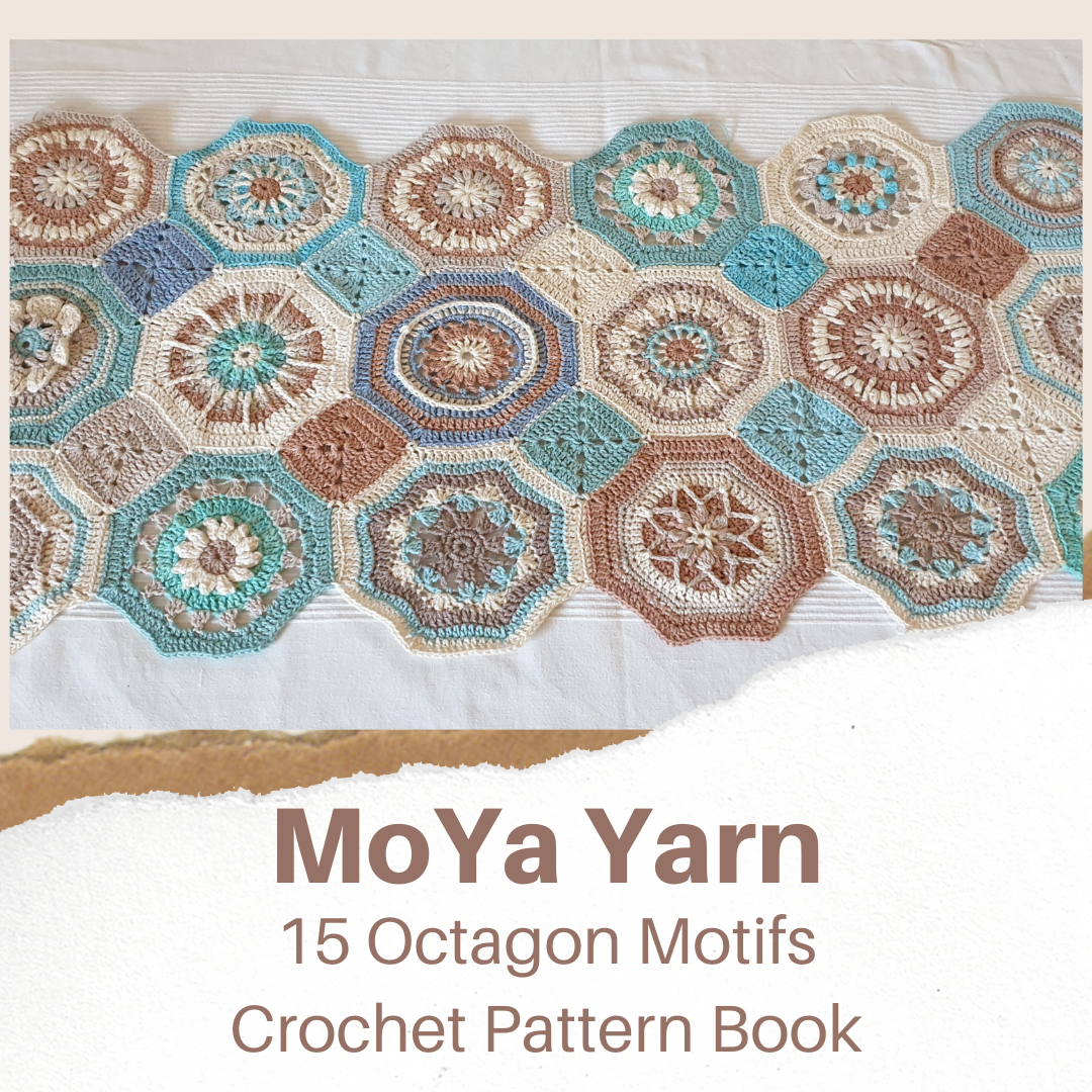 MoYa Yarn Octagon Crochet Pattern Ebook