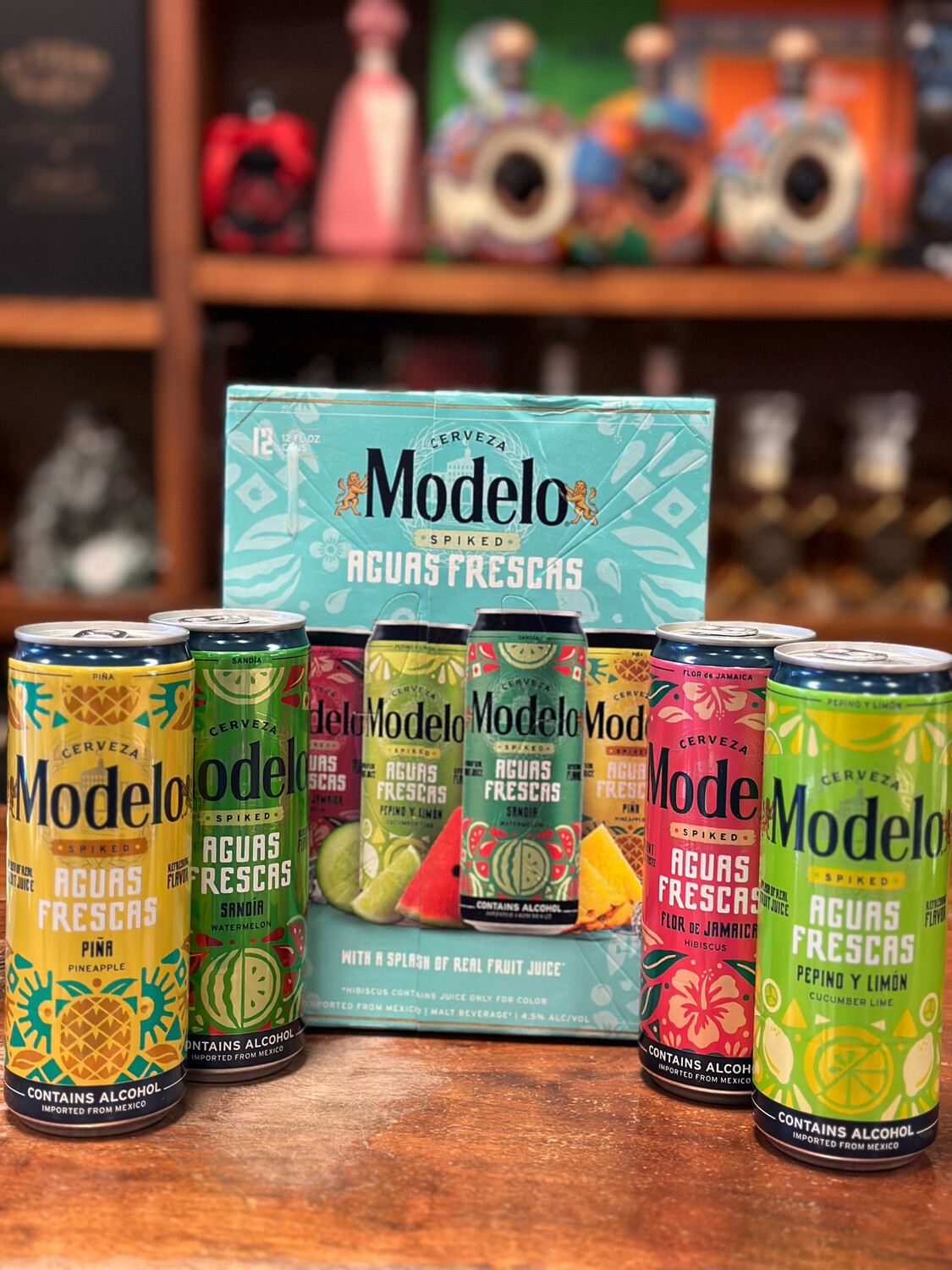 Modelo aguas frescas 12 pack – Cognac – Houston Liquor Store