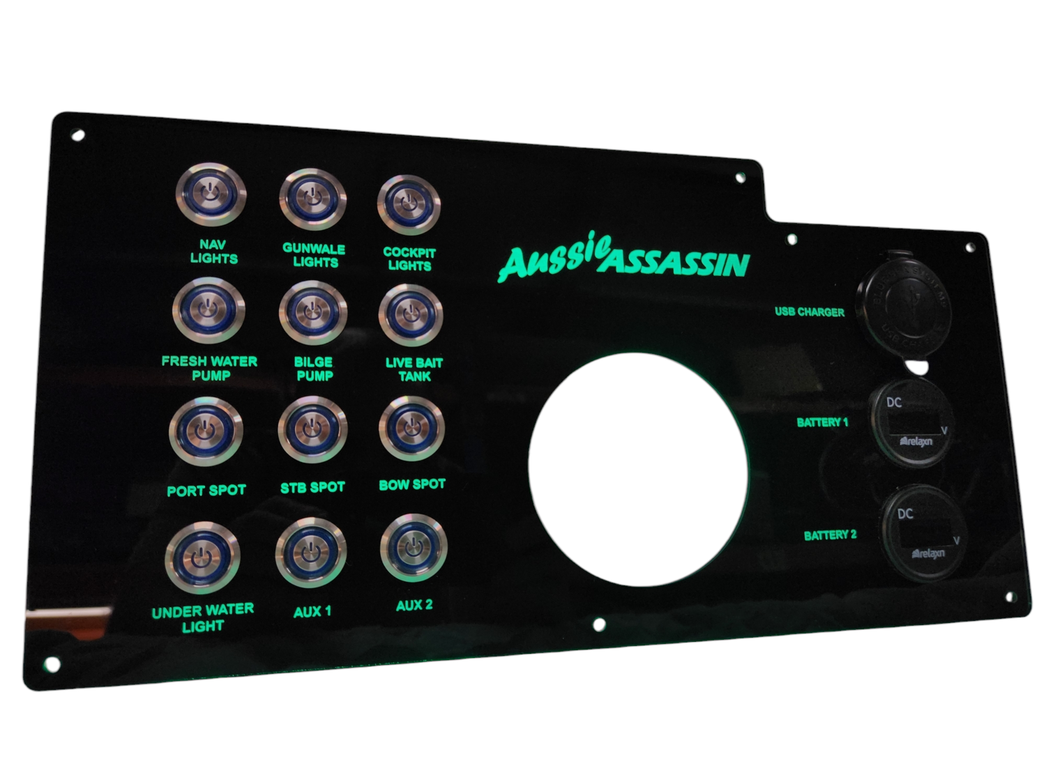 Custom Back-lit switch panels