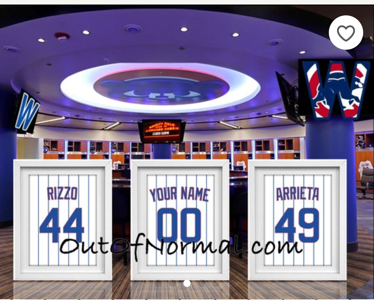 Chicago Cubs MLB Custom Locker Room Jersey - ANY NAME