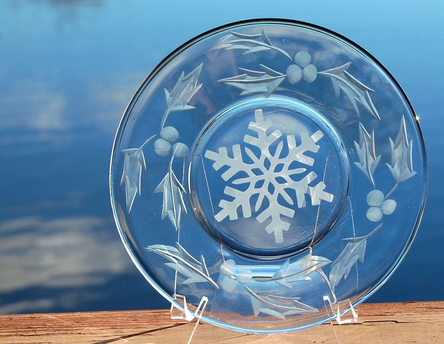 Holiday Plate - Snowflake