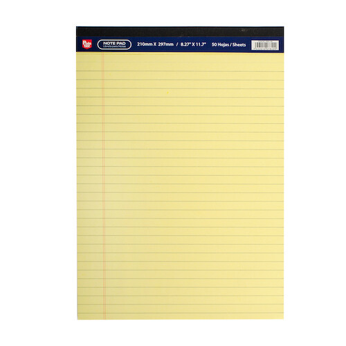Libreta Rayada Amarilla 8 1/2" x 11" Pointer