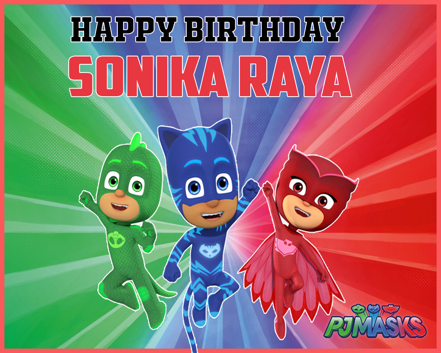 Personalized Birthday Backdrop / Background Banner (4ft x 5ft)