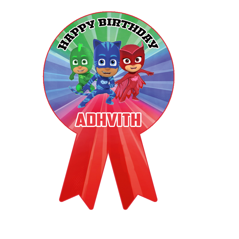 Personalized Birthday Badges (10 Pcs)