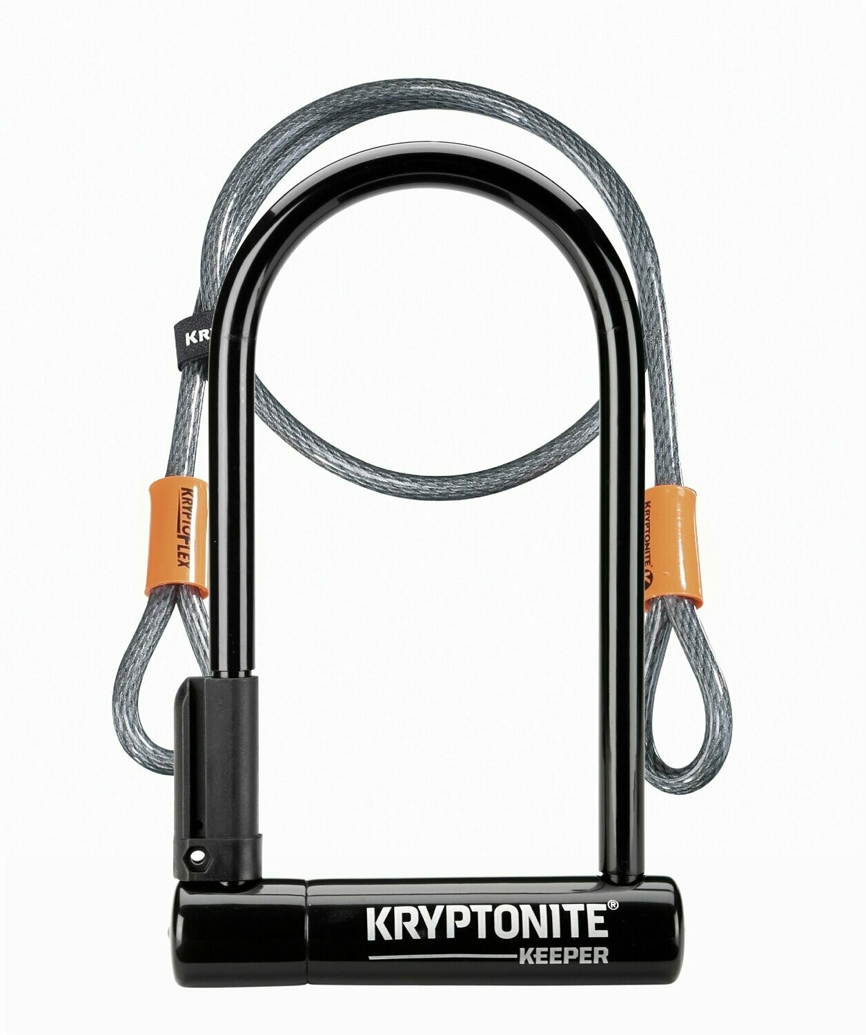 Kryptonite Keeper 12 Standard W/Flex Sold Secure Silver