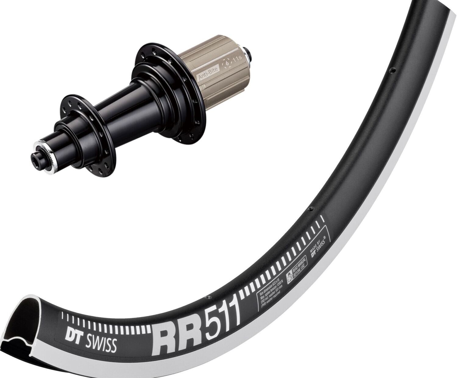 DT Swiss RR 511 rim with Bitex RAR12 hubs.