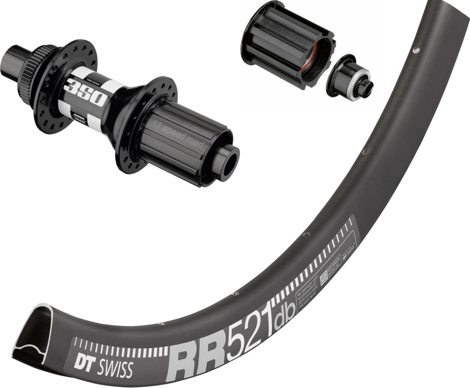 DT Swiss RR 511 rim with DT Swiss 350 hubs Campagnolo.