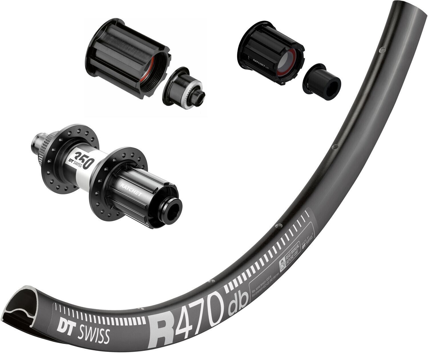 DT Swiss R470 rim with DT Swiss 350 hubs Campagnolo.
