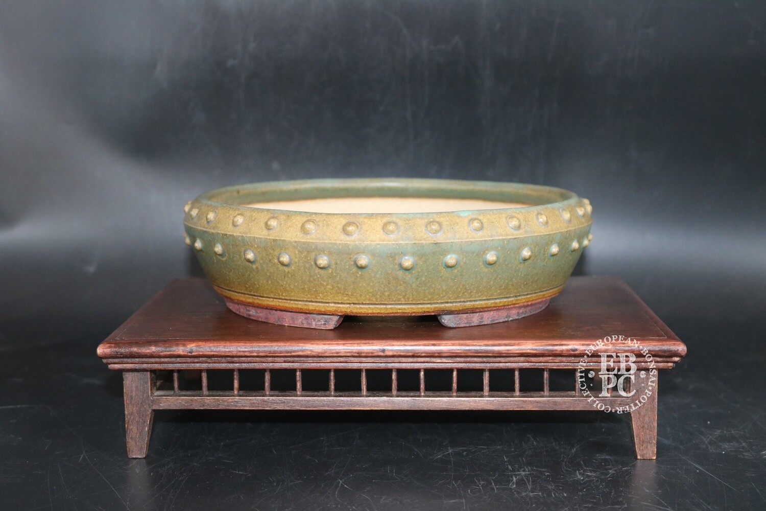 SOLD - Ian Baillie - 22.4cm; Unique Drum Style Pot; Superb Glaze ...