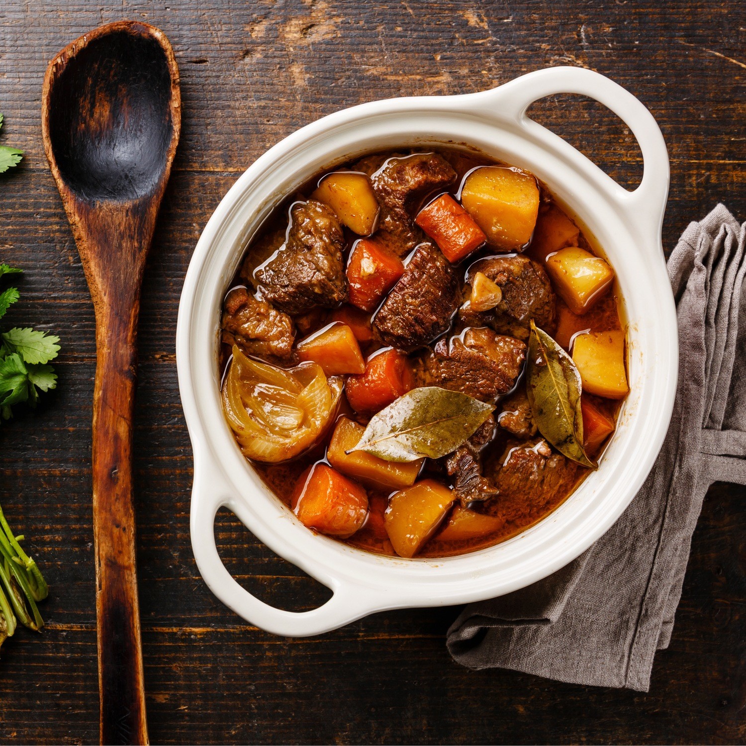 BOUILLI DE BŒUF ET LÉGUMES À L’ANCIENNE