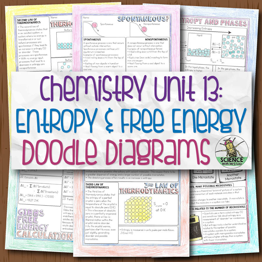 Unit 13: Entropy and Free Energy | Store - Science and Math with Mrs. Lau