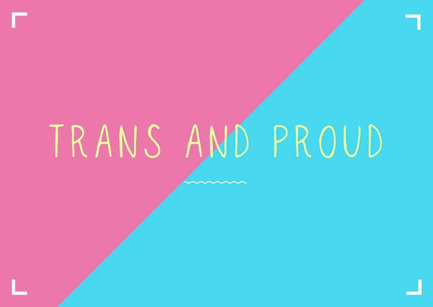 Trans & Proud postcard - Store - Twenty10 NSW