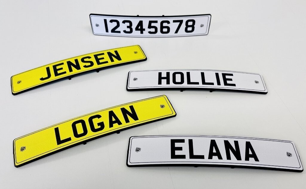 LIFERYDER Kids Scooter - Personalised Mini Reg Plates