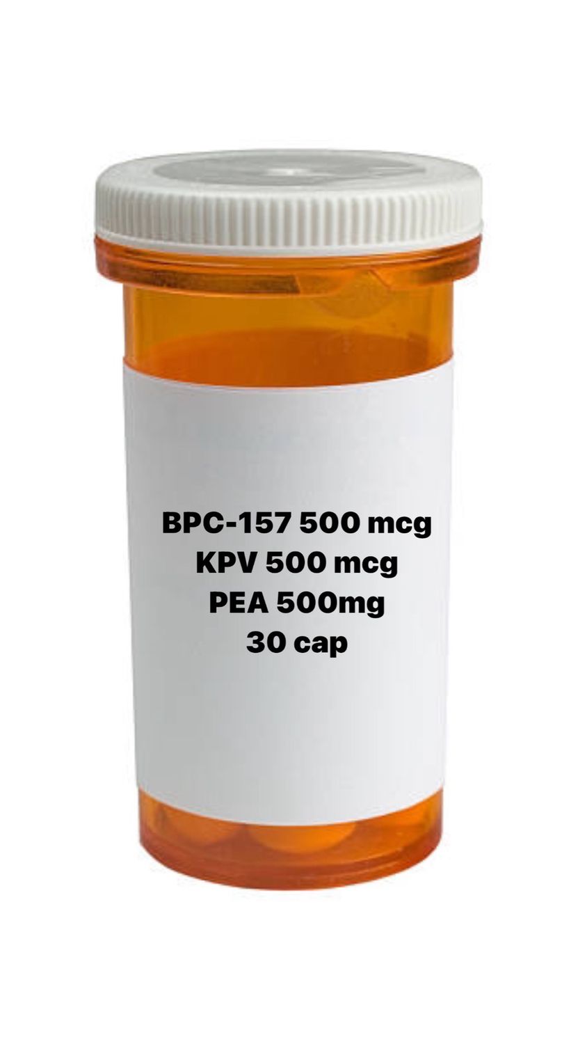 BPC-157 500 mcg KPV 500 mcg PEA 500mg 30 cap