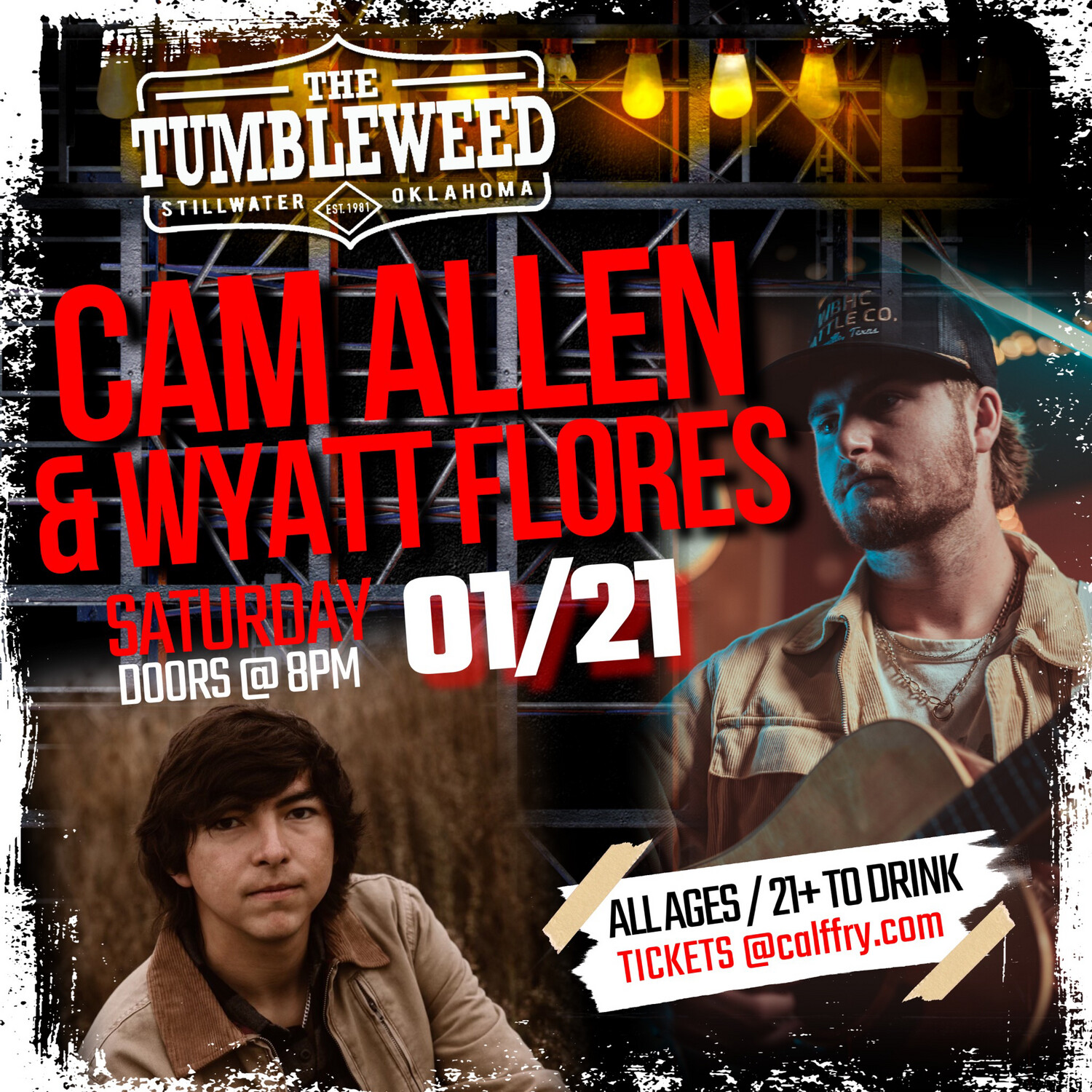 Cam Allen & Wyatt Flores Saturday January 21 DOS