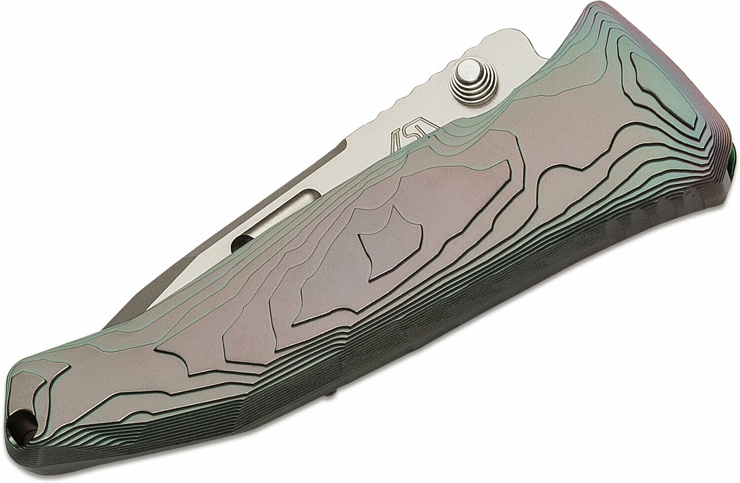Rockstead SAI-T-ZDP Japanese Folding Knife 3.125" ZDP-189 Mirror Finish ...