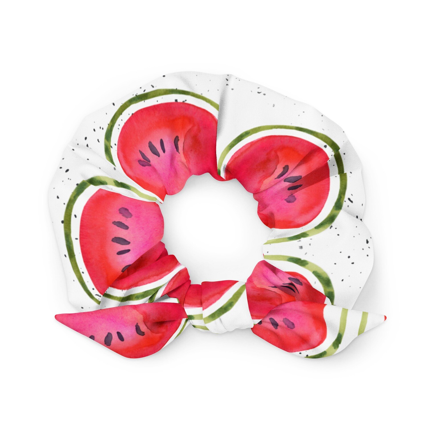 Scrunchie - Watermelon • Store • Watercolor Illustration + Gif Animation