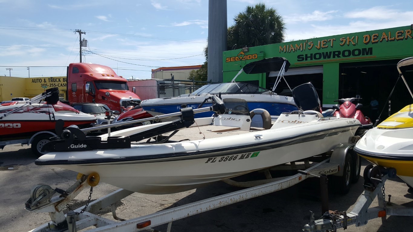 2002 Cobra Viper Bass Boat with 2002 Mercury 225 EFI Motorguide 24V ...