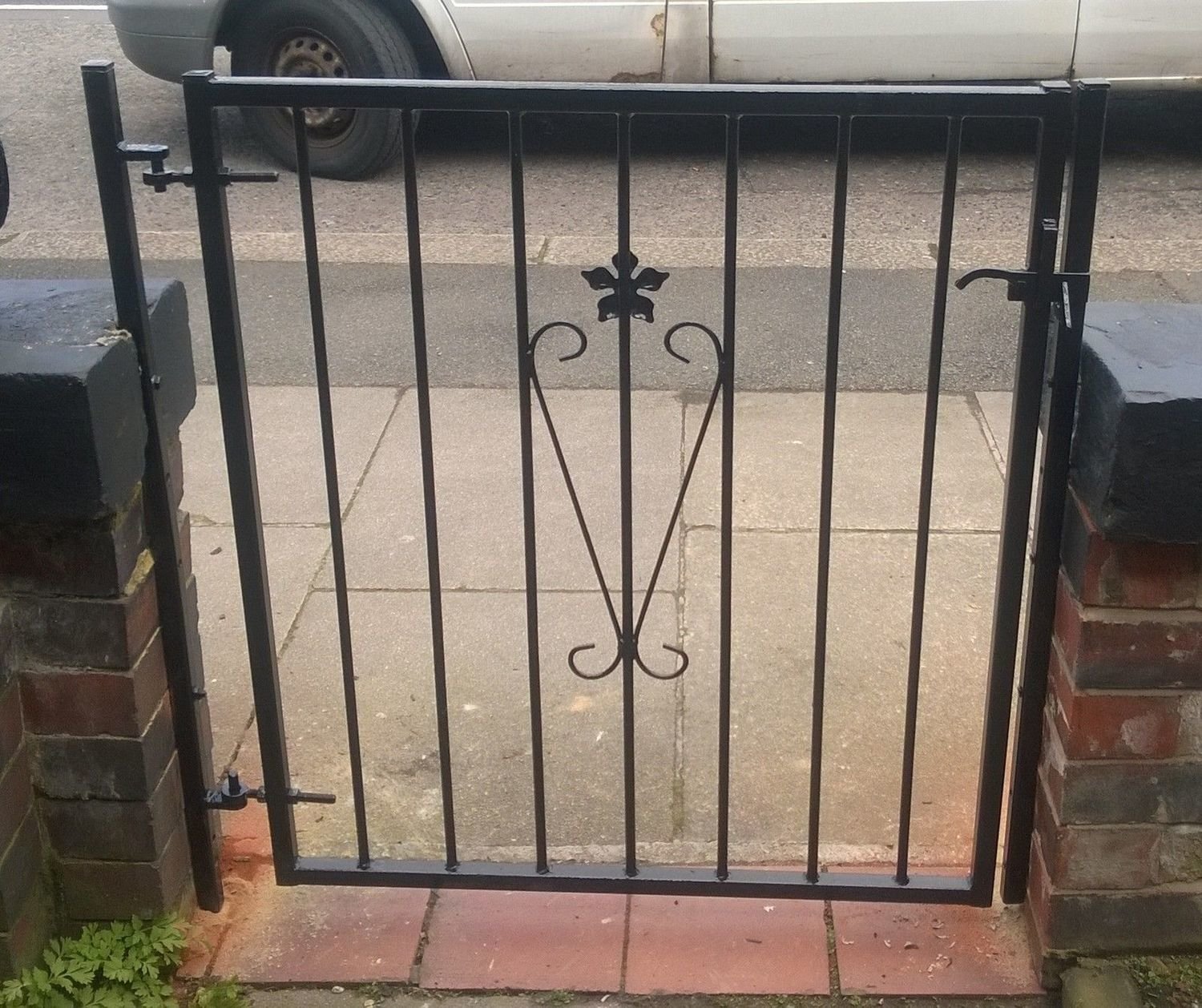 HKS064, GATE, METAL GATE, GARDEN GATE, WROUGHT IRON METAL GATE, DOOR ...
