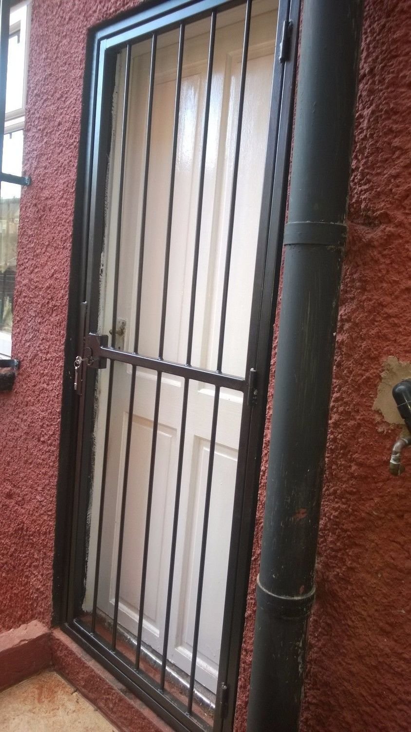 HKS088, Security Gate, Framed Gate, Metal Door Key Lock.