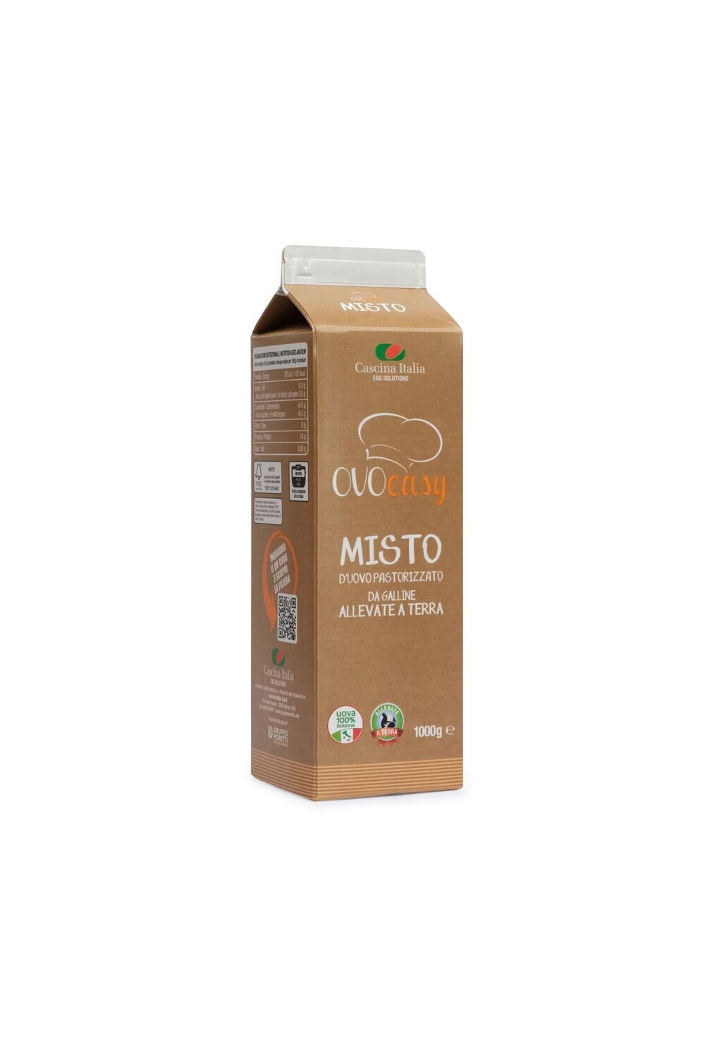 Misto d'uovo naturale da galline allevate a terra (10x1kg)