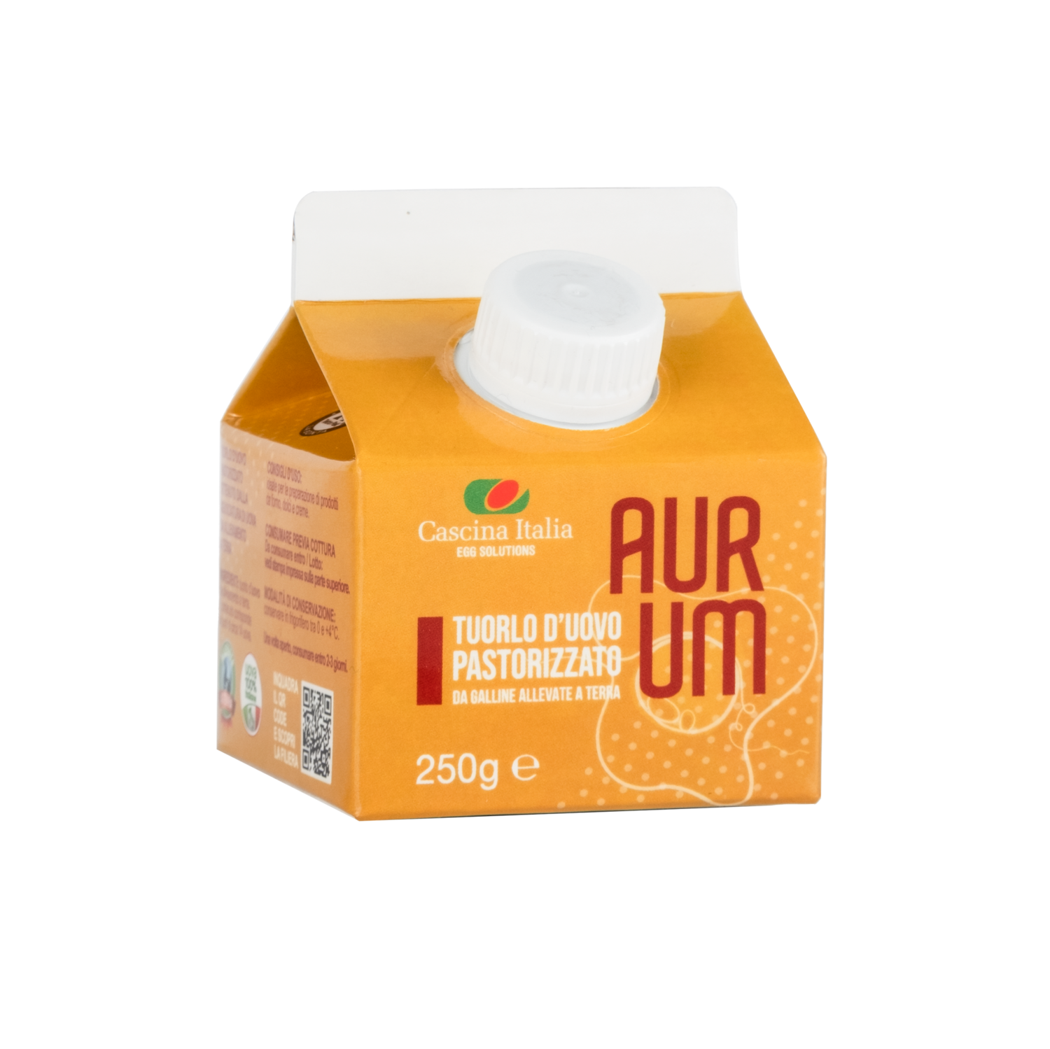 Aurum - Tuorlo d'uovo naturale da galline allevate a terra (10x250 g)