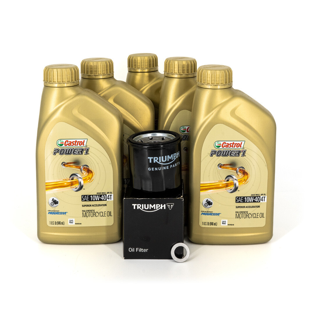 Triumph Motorcycle Castrol Oil Change Kit - Store - Triumph Cleveland