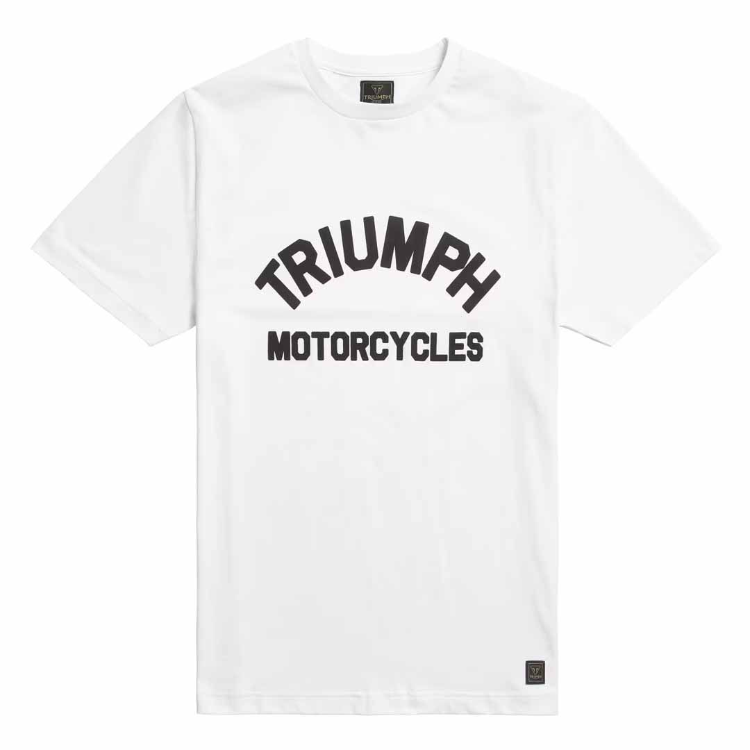 Triumph Burnham White Crew Neck Tee Shirt - MTSS20008 - Shop Best ...