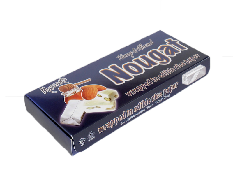 Honey Almond Nougat Gift Box – Massam's Confectionery – Rice paper ...