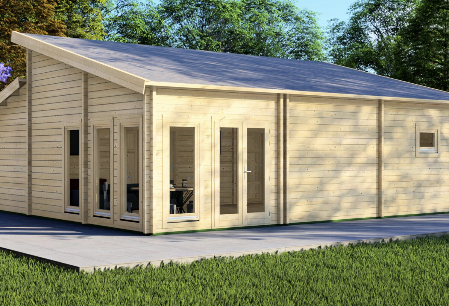 Log Cabins For Sale UK | LCUK Dillon Premium Log Cabin