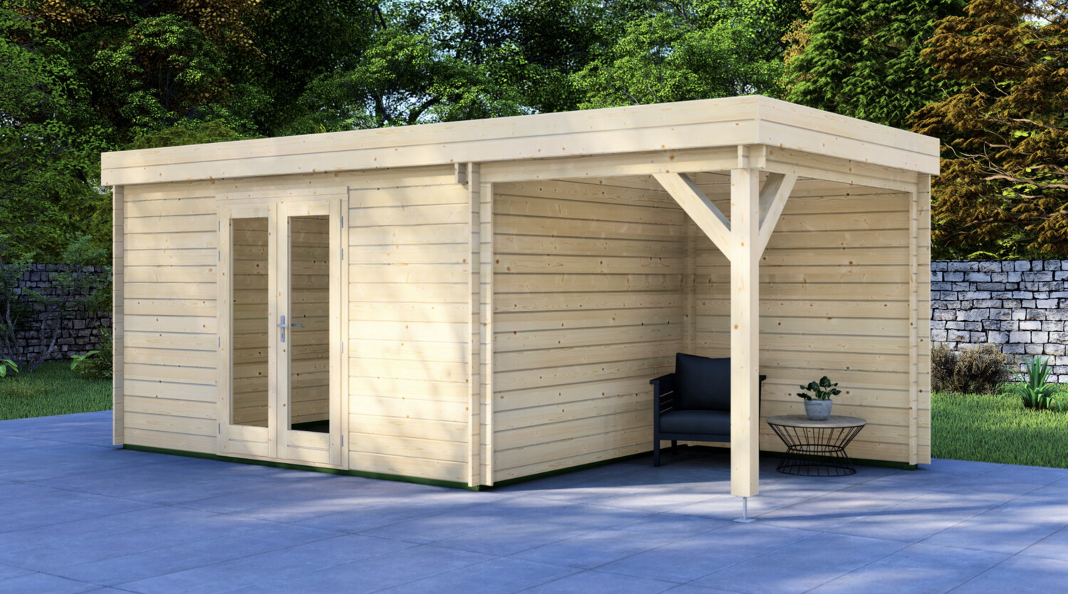 Gibson Log Cabin | LCUK Dillon Premium Log Cabin