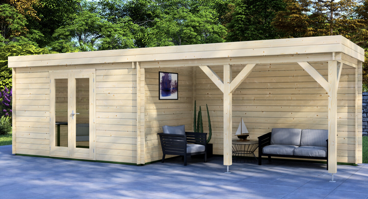 Log Cabins For Sale UK | LCUK Dillon Premium Log Cabin