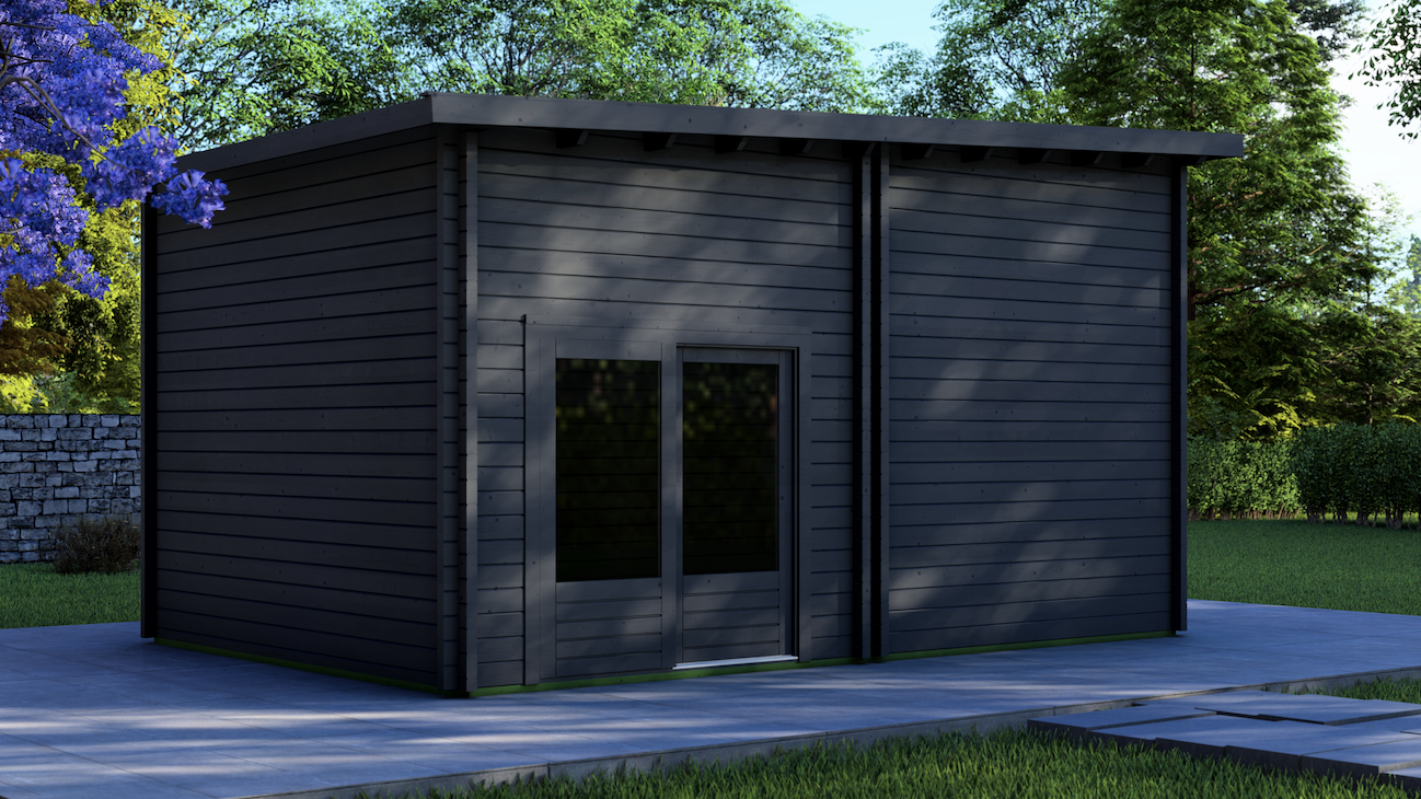 6 x 4m Golf Simulator Log Cabin | Log Cabins For Sale UK