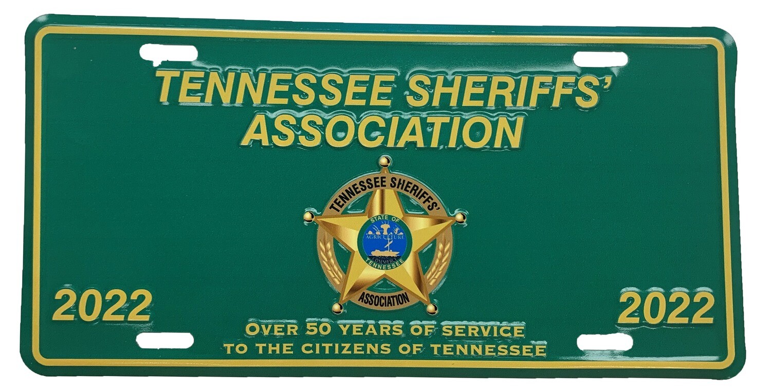 2022 TSA Limited Edition License Plate - Green