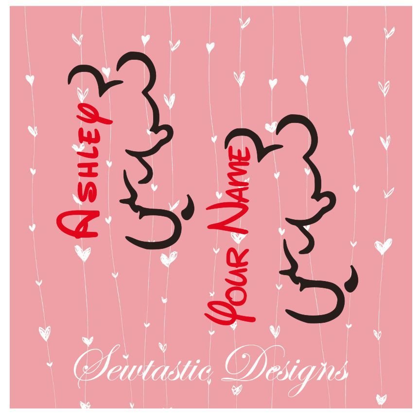 Mickey Name SVG, Mickey SVG, Disney SVG, Name SVG, Cut File, Iron On ...