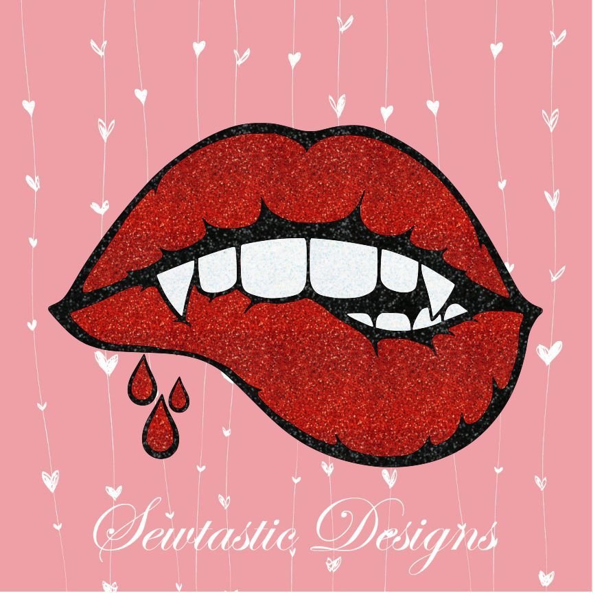 Vampire Mouth SVG, Vampire SVG, Mouth SVG, Blood SVG, Cut File, Iron On ...