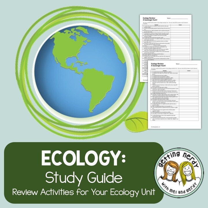 Ecology and Ecosystems Study Guide - Distance Learning + Digital Lesson