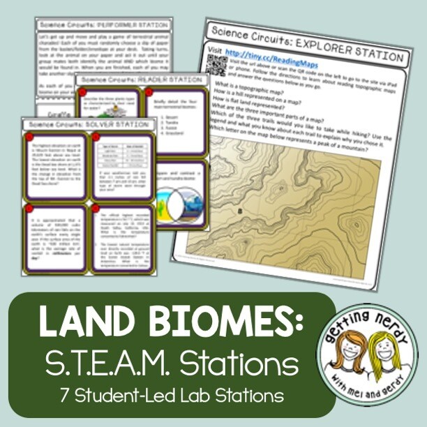 Ecology - Lab Stations - Land Biomes