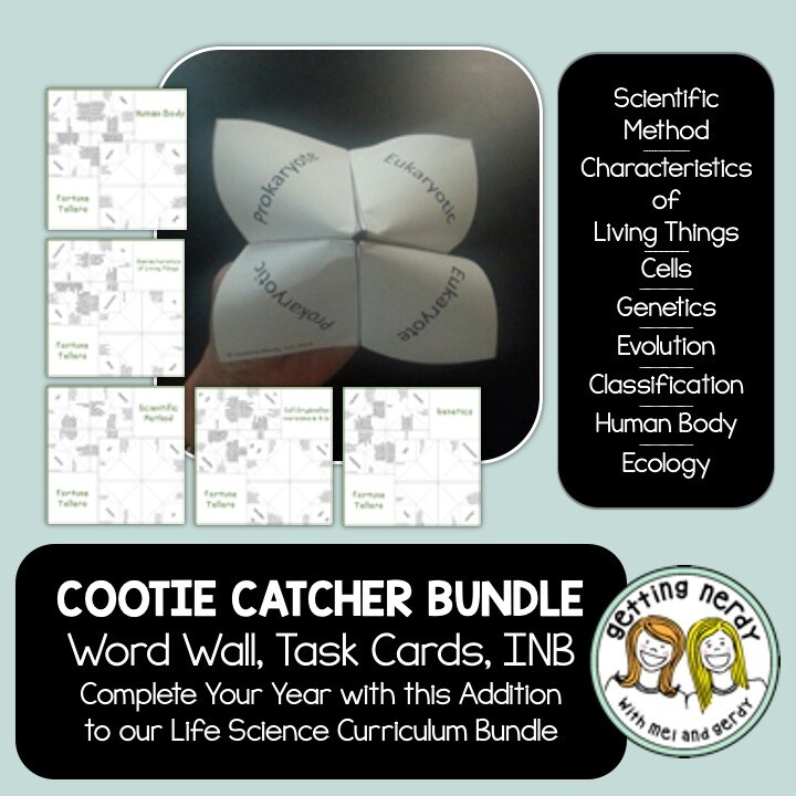 Science Cootie Catcher Bundle