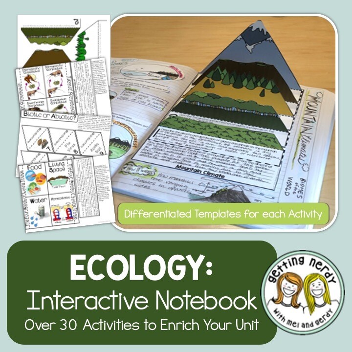 Ecosystems and Ecology - Science Interactive Notebook