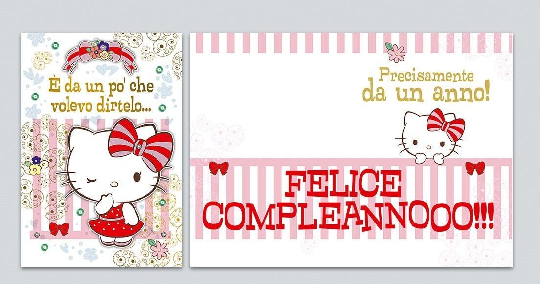 Biglietto Auguri Hello Kitty “Buon Compleanno a una..”