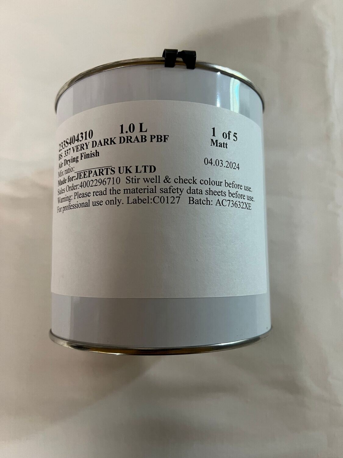 Very Dark Drab-Cromadex-1 Litre